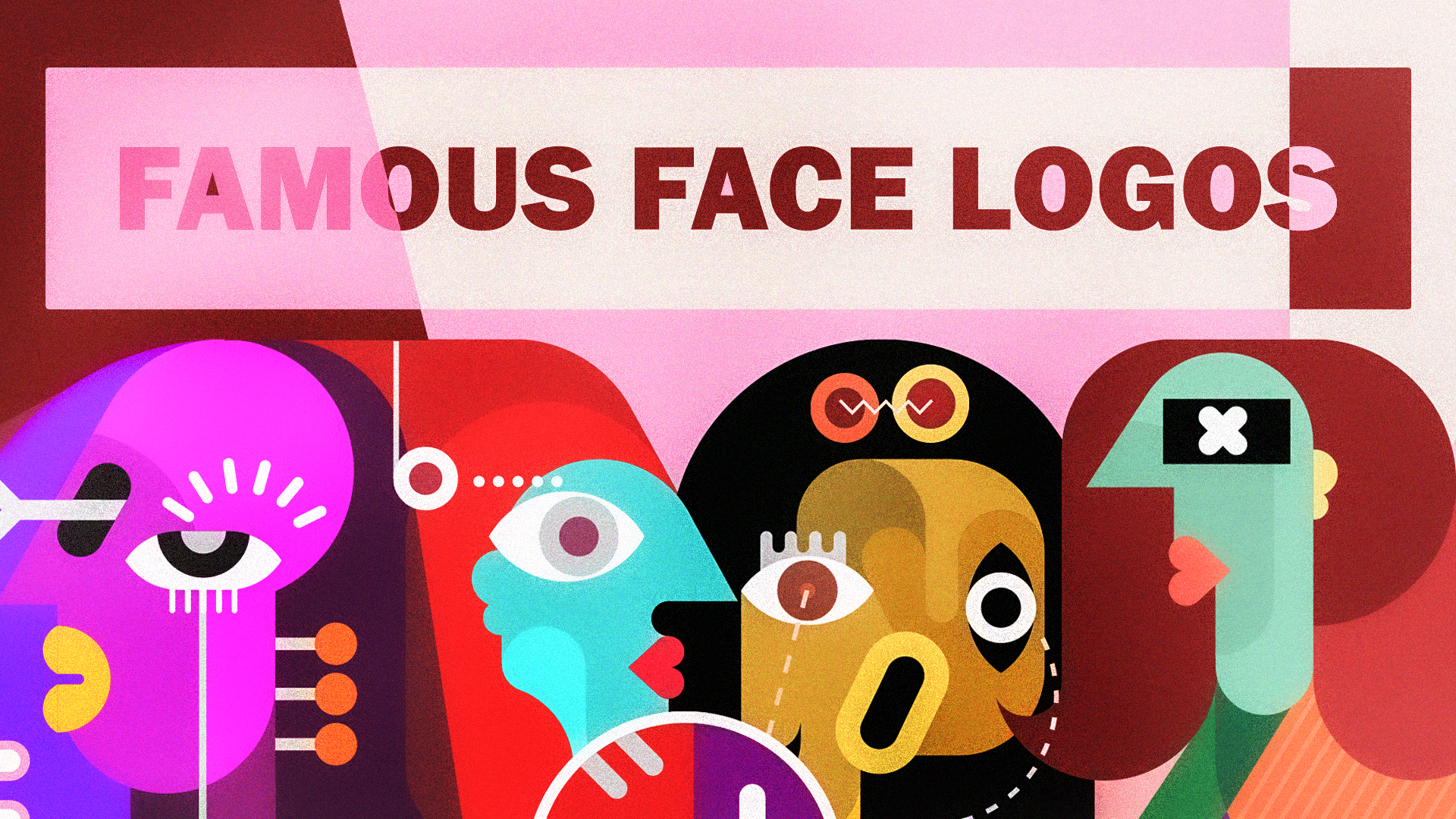 12 Famous Face Logos